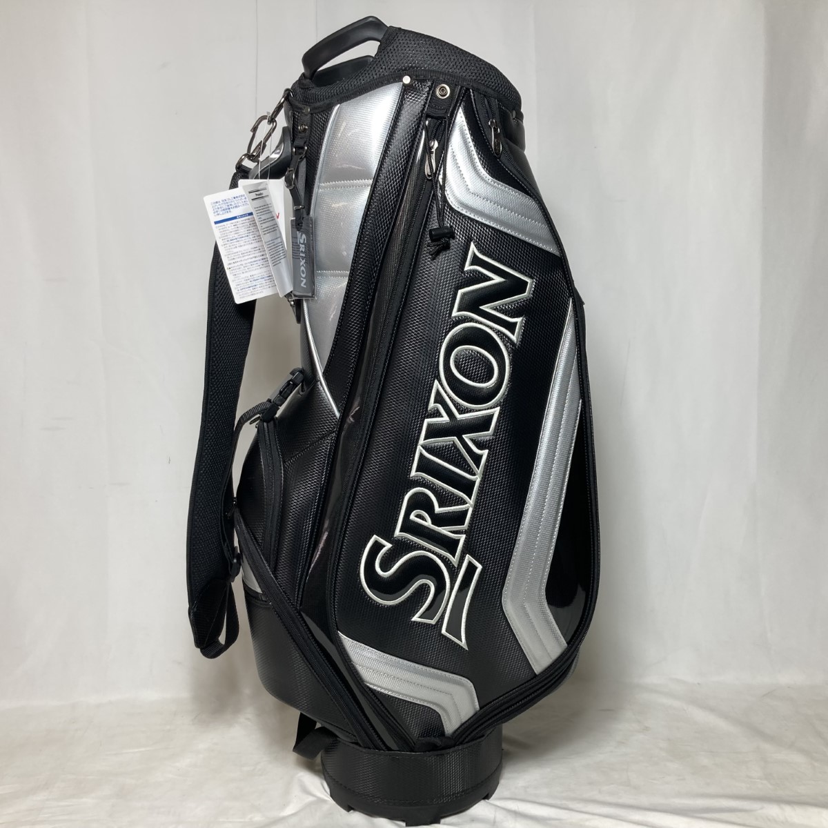 【楽天市場】 【中古】DUNLOP ダンロップ SRIXON スリクソン キャディバッグ 9.5型 3kg 4分割 GGC-S166 ブラック ...