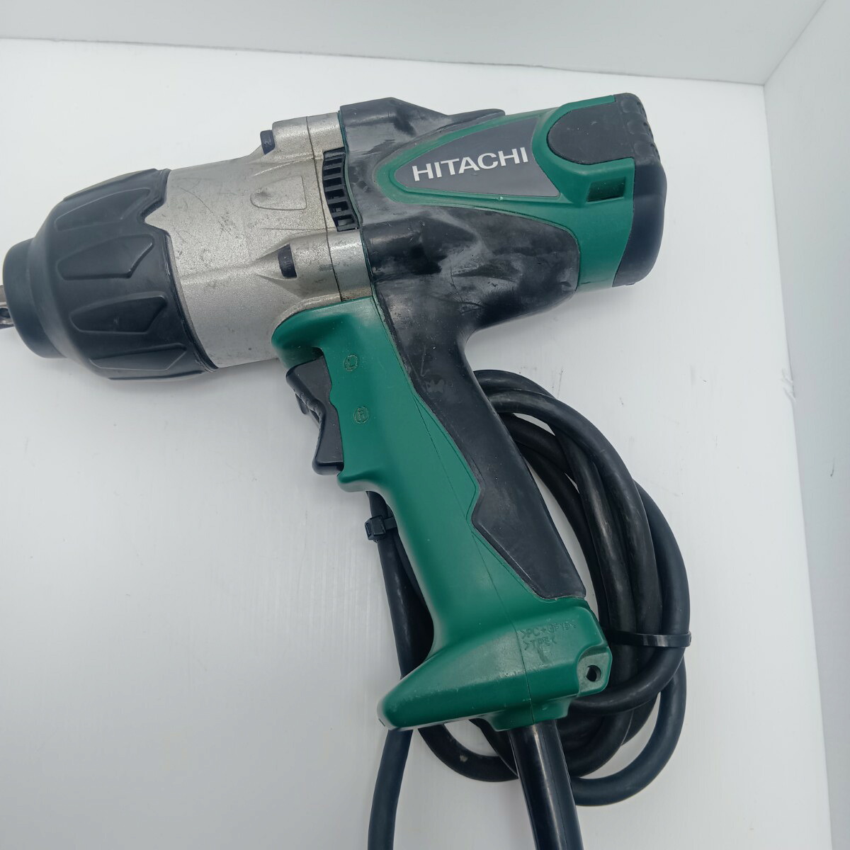 【楽天市場】【中古】HITACHI 日立 インパクトレンチ 本体のみ コード式 16mm 100v 980415 WR16SA グリーン C ...