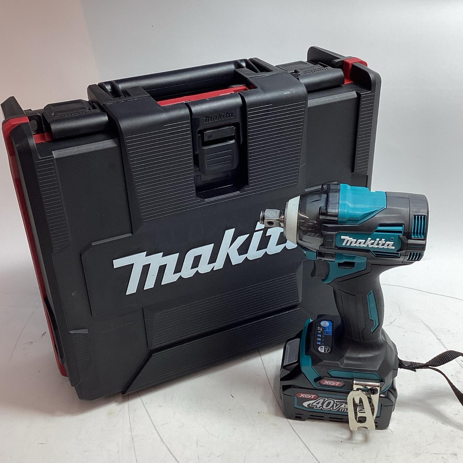【楽天市場】【中古】MAKITA マキタ 工具 インパクトレンチ TW004G ブルー 未使用品 充電器・充電池2個・ケース付 コードレス式 ...