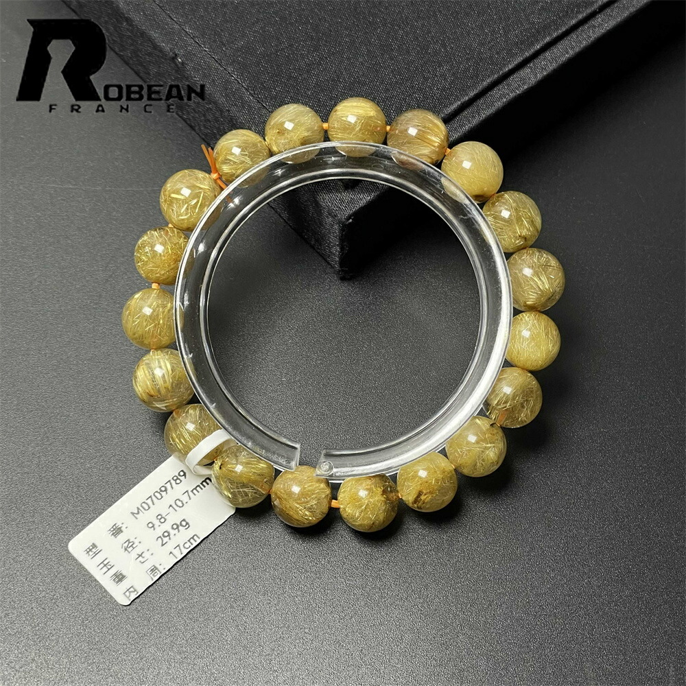 【楽天市場】綺麗 EU製 ★ROBEAN・黄金タイチンルチル★ブレスレット パワーストーン ブレスレット アクセサリー 天然石 金運 お守り ...