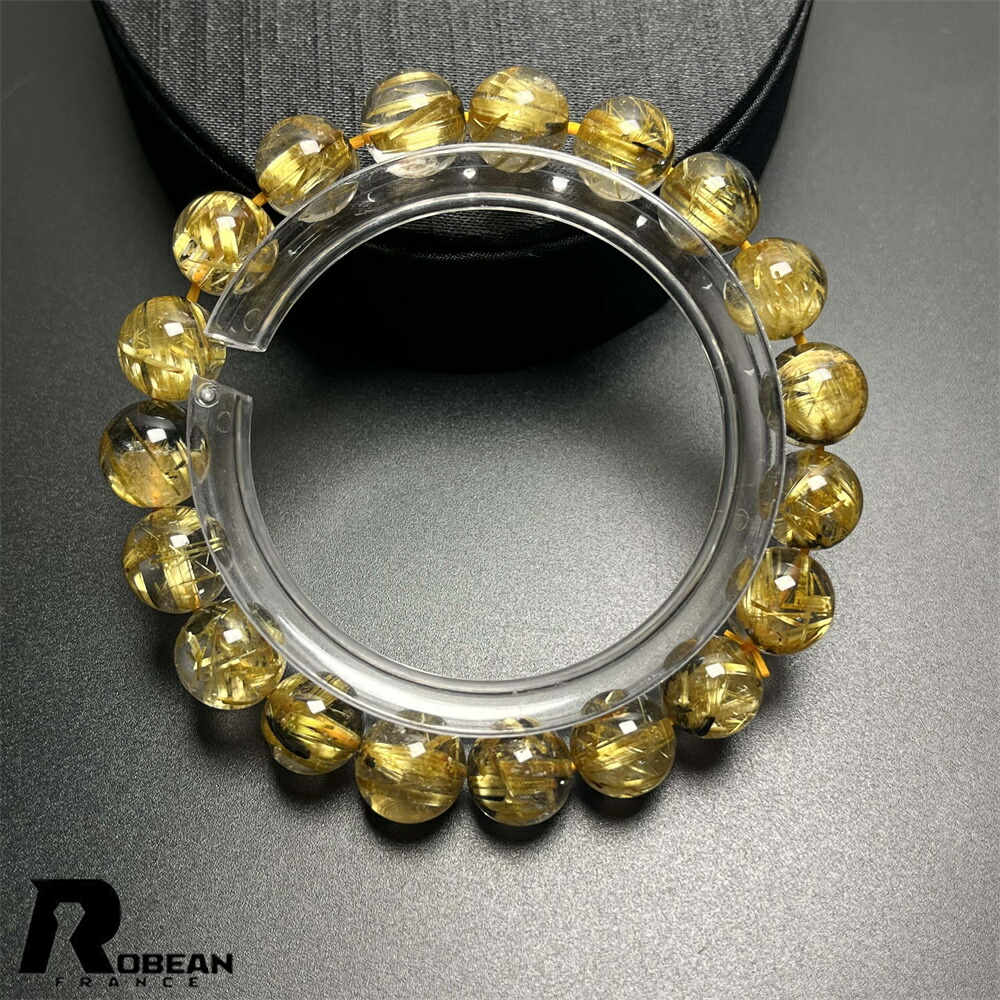 【楽天市場】逸品 EU製 ★ROBEAN・太陽花タイチンルチル★黄金針水晶 金運 開運 ゴールド ブレスレット パワーストーン アクセサリー ギフト プレゼント メンズ レディース 男女兼用 ...