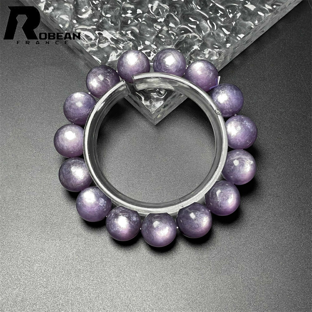 【楽天市場】絶賛 EU製 ★ROBEAN・レピドライトパープルマイカ★雲母石 ブレスレット パワーストーン アクセサリー ギフト プレゼント ...