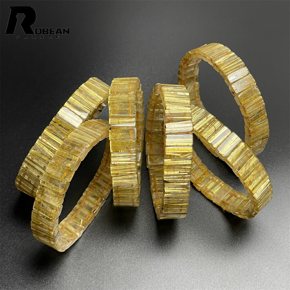 【楽天市場】逸品 EU製 ★ROBEAN・タイチンルチルバングル★黄金針水晶 ブレスレット パワーストーン 金運 アクセサリー 幸運 浄化 ...