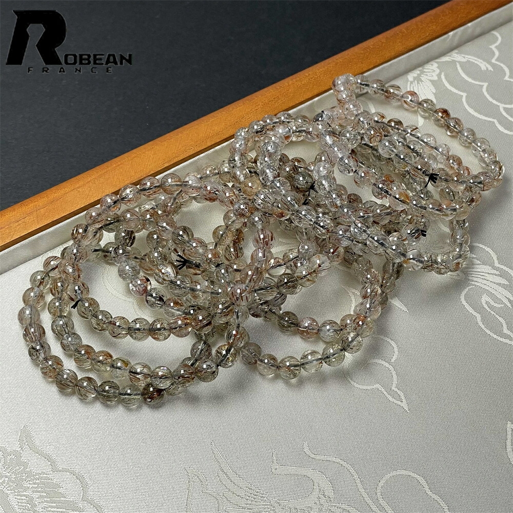 【楽天市場】綺麗 EU製 ★ROBEAN・ゴールドスーパーセブン★パワーストーン ブレスレット アクセサリー 天然石 原石 貴重 高級 上品 綺麗 幸運 お守り 浄化 プレゼント ギフト ...