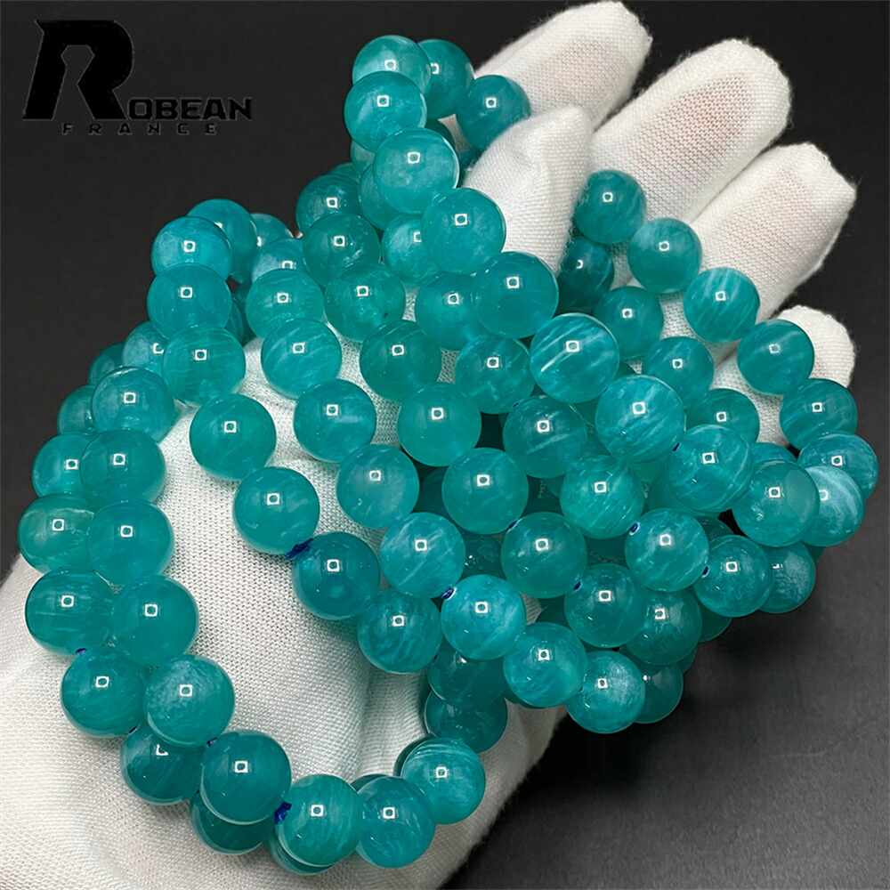 【楽天市場】【新春SALE 10%OFF】絶賛 EU製 ★ROBEAN・アマゾナイト★パワーストーン ブレスレット アクセサリー 天然石 開運 原石 貴重 高級 上品 綺麗 幸運 お守り 浄化 ...