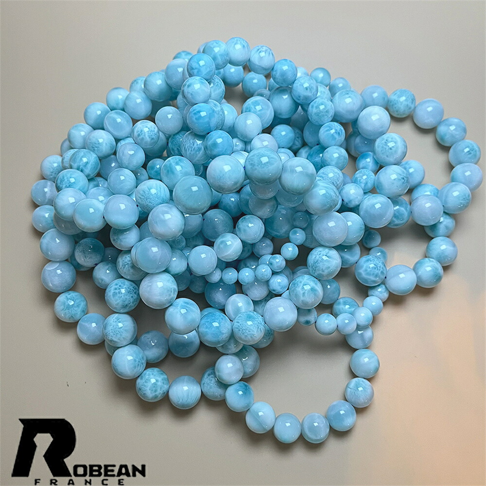 【楽天市場】絶賛 EU製 ★ROBEAN・ドミニカ共和国産のラリマー★パワーストーン ブレスレット ラリマー 天然石 開運 金運 アクセサリー 原石 貴重 高級 上品 綺麗 幸運 お守り 浄化 ...