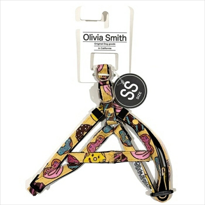 【楽天市場】【最大2000円OFFクーポン配布中】 オリビアスミス ドッグハーネス ドーナツ SSサイズ （犬用ハーネス） 【メール便可】：ROBERT2号店