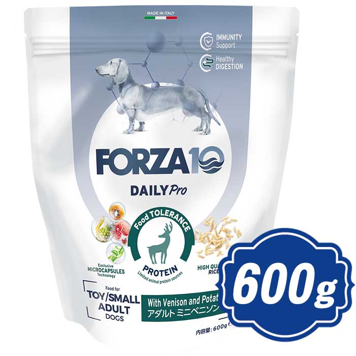 【楽天市場】【最大2000円OFFクーポン配布中】 FORZA10 ドッグ デイリープロ アダルト ミニベニソン 小粒 600g フォルツァディエチ ドッグフード 【正規品】：ROBERT2号店