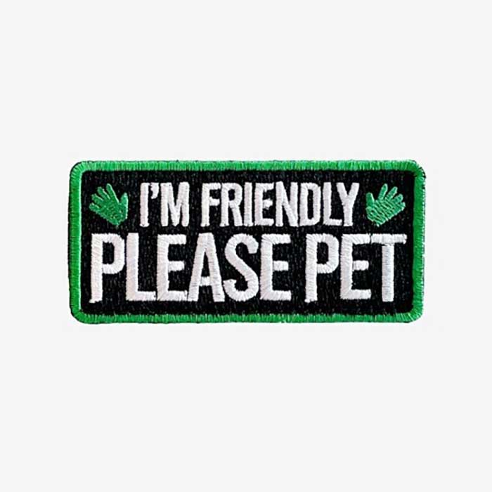 【楽天市場】KILONINER キロナイナー アイムフレンドリー プリーズペット パッチ（犬用） 【メール便可】：ROBERT2号店