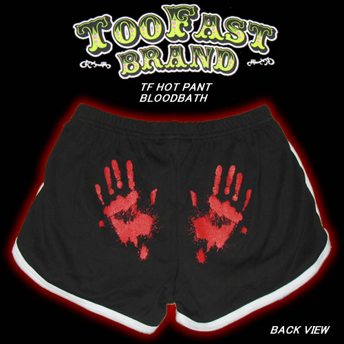 【楽天市場】★TOO FAST BRANDトゥーファースト・ブランドホットパンツ BLOODBATH ：CREAM SODA SHOP ...
