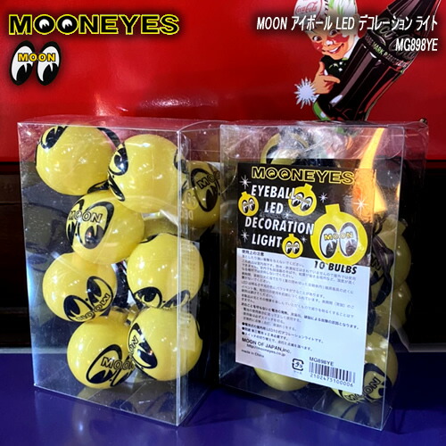 【楽天市場】MOONEYESムーンアイズ MOON アイボール LED デコレーション ライト MG898YE：CREAM SODA SHOP ...