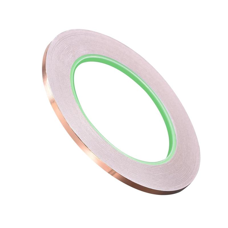 【楽天市場】MINBOOT 銅箔テープ 静電気除去 耐熱テープ (両面導電性 幅3/5/10mm 長さ20m) 導電塗料 導電性接着剤 熱伝導テープ 銅テープ 電磁波シールド 基板 パターン ...