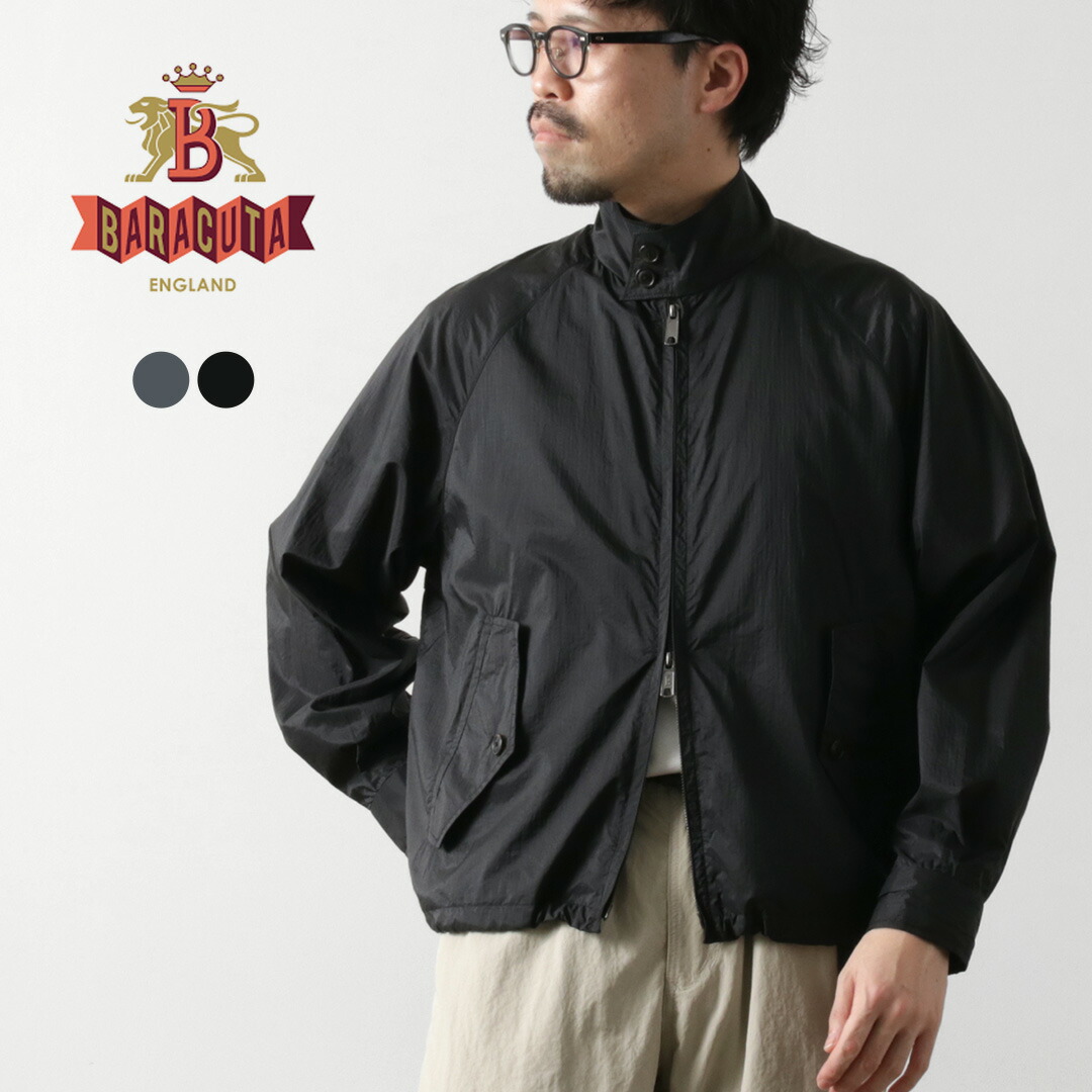 【楽天市場】【10％OFFクーポン対象】BARACUTA（バラクータ） G4 ボックスジャケット ナイロン / ハリントンジャケット スイング ...