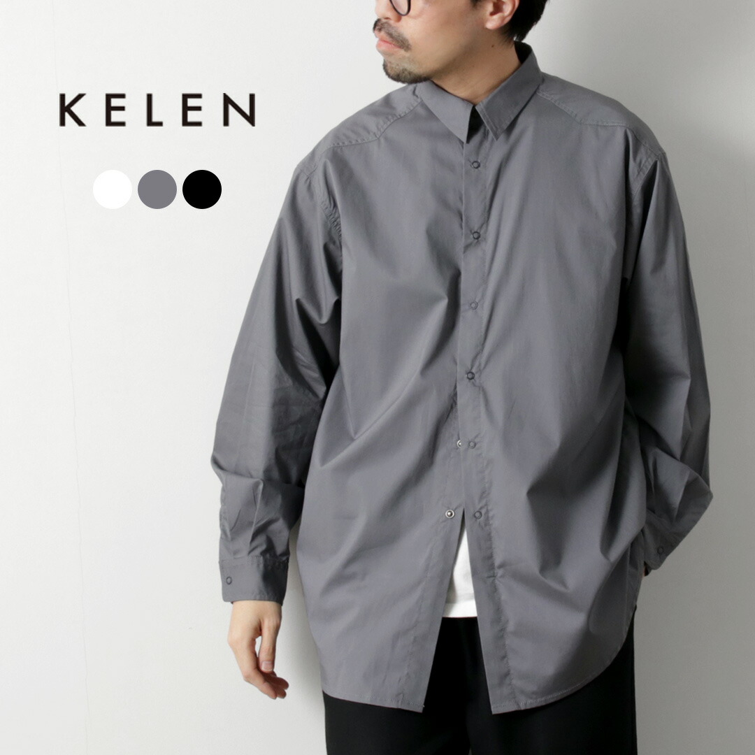 【楽天市場】【15％OFFクーポン対象】KELEN（ケレン）GIDEON ロングシャツ / メンズ 長袖 コットン テンセル：ROCOCO ...