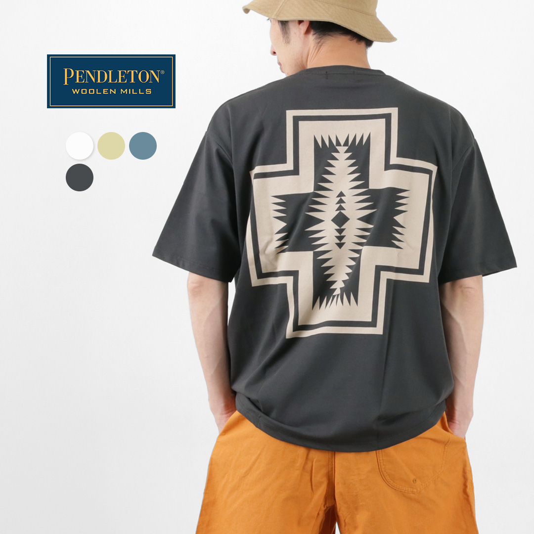 【楽天市場】【50％OFF】PENDLETON（ペンドルトン） バックプリント ポケット Tシャツ / メンズ トップス 半袖 Back Print Pocket TEE【セール ...
