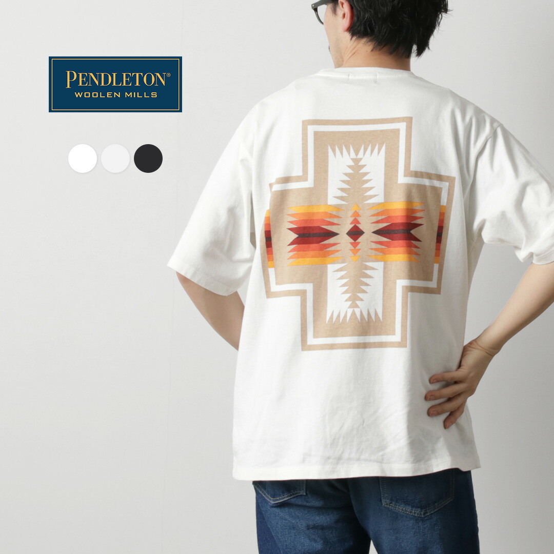 【楽天市場】PENDLETON（ペンドルトン） バックプリントTシャツ / 半袖 メンズ レディース 綿 コットン Back Print TEE：ROCOCO attractive clothing