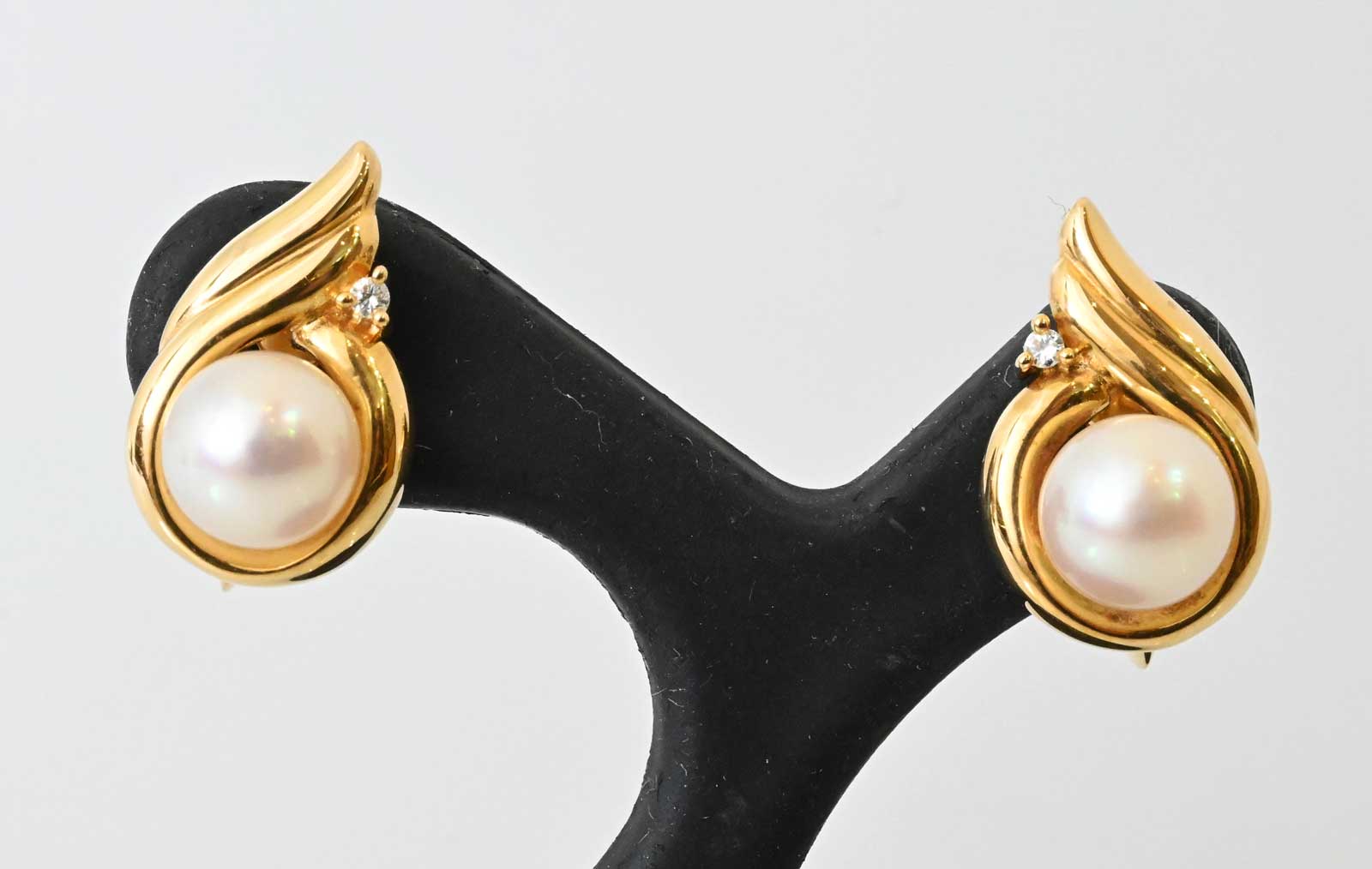 【楽天市場】(7082) 【タサキ】 タサキ TASAKI 18YG イエローゴールド パール ダイヤ イヤリング レディース [ブランドジュエリー] 【中古】：ロド・ヤマカ 楽天市場店