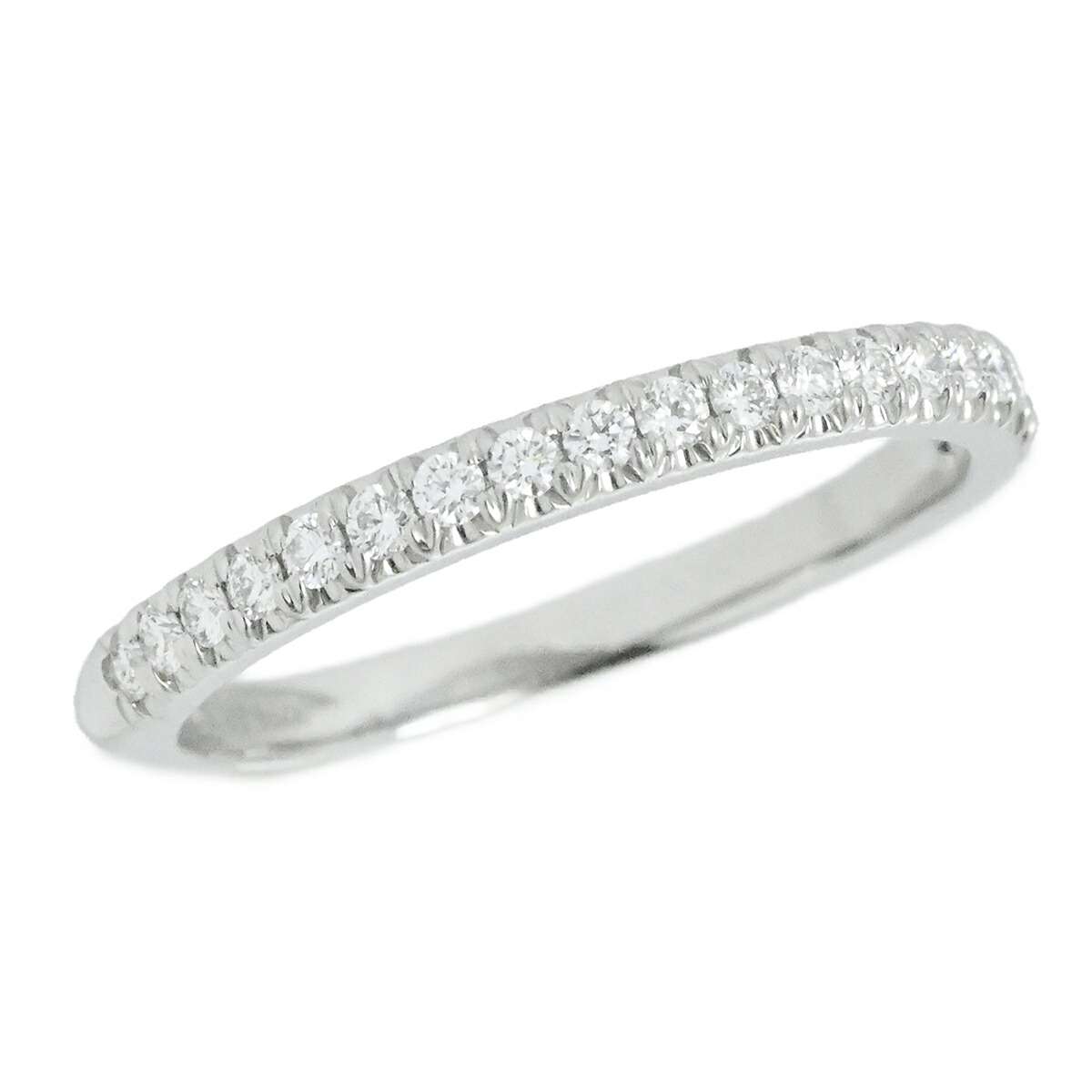 【楽天市場】(3983) ティファニー TIFFANY & Co. PT950 プラチナ ダイヤモンド ソレスト ハーフダイヤエタニティリング ...