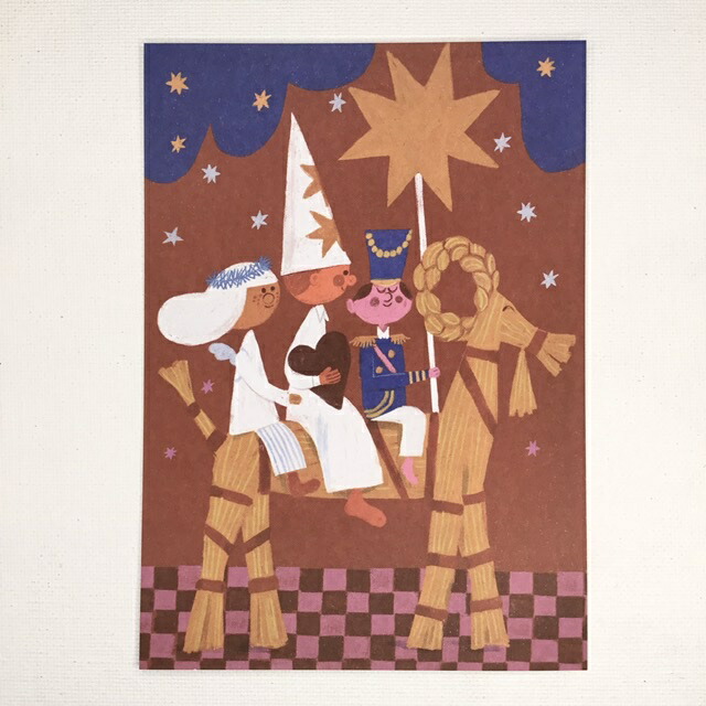 【楽天市場】フィンランド Kehvola Design ケフボラデザイン Sanna Mander サンナ・マンデル 北欧 ポストカード ...