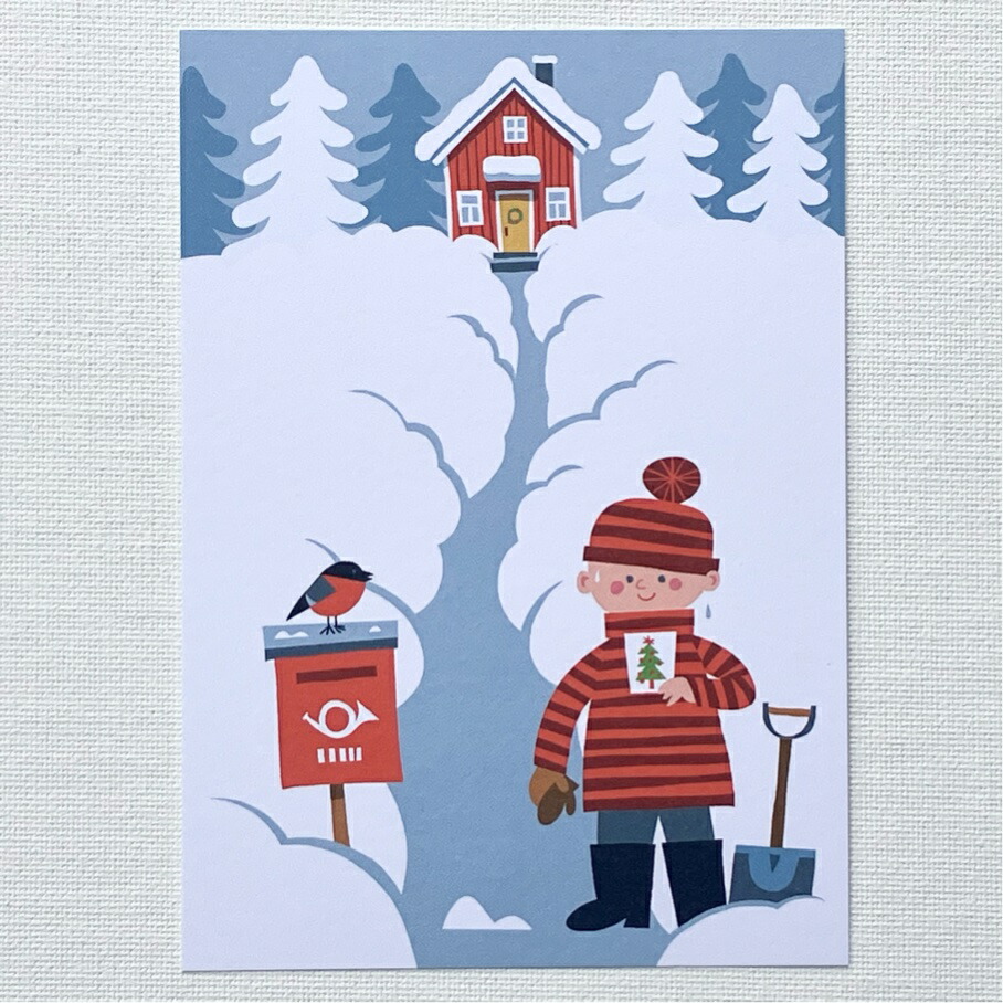 【楽天市場】フィンランド Kehvola Design ケフボラデザイン Timo Mänttäri ティモ・マンッタリ 北欧 ポストカード クリスマス Tervehdys 挨拶 ...