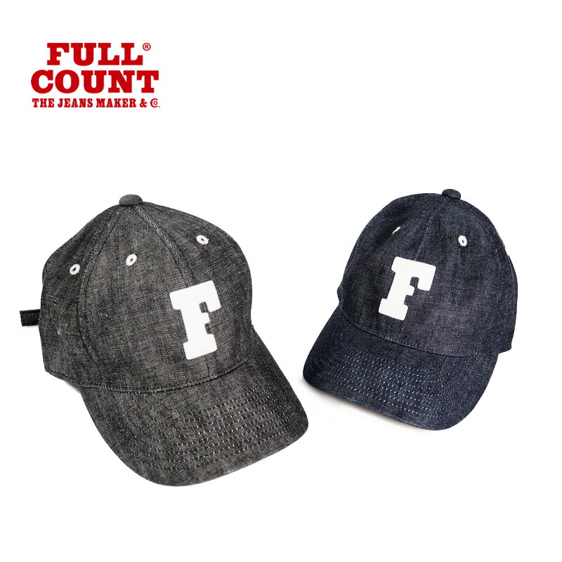 【楽天市場】FULLCOUNT フルカウント キャップ 帽子"6Panel Denim Baseball Cap 'F' Patch"6843：ろーぐす