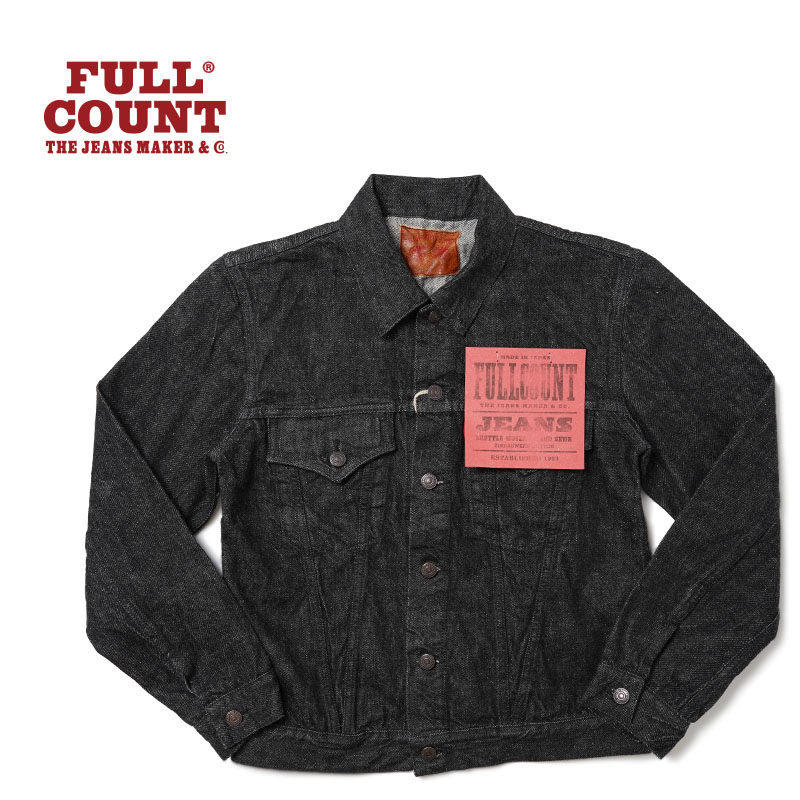 【楽天市場】FULLCOUNT フルカウント デニム ジャケット“Type 3 Black Denim Jacket”2101BK：ろーぐす