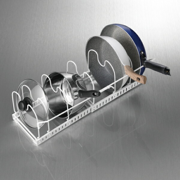 【楽天市場】Flowto(フロウト) フライパンラック ストッパー付き RG-0450：ROL-SHOP