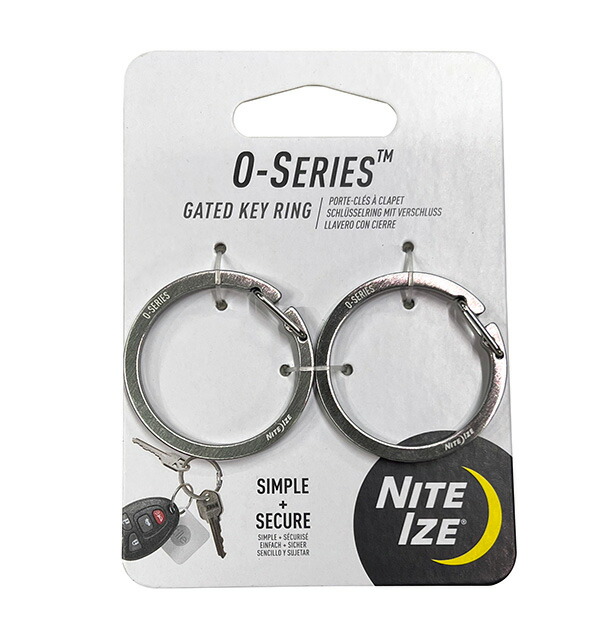 【楽天市場】NITE IZE ナイトアイズ O-SERIES Oシリーズ GATED KEY RING ステンレス キーリング：ローリングストーン