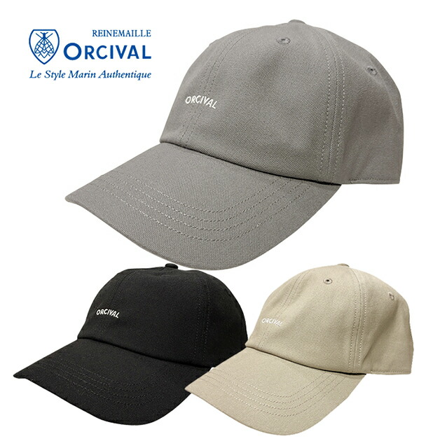 【楽天市場】【SALE】ORCIVAL オーシバル #OR-H0333 Cotton Canvas 6 Panel Cap コットン ...