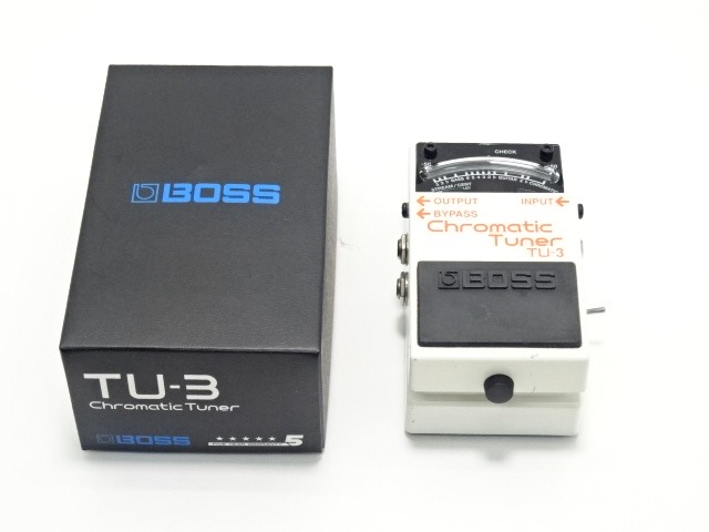 【楽天市場】BOSS ( ボス ) TU3 Chromatic Tuner モデファイ チューナー ペダルタイプ 箱付き 【中古】【ギター周辺 ...