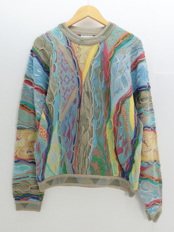 【楽天市場】COOGI クージー マルチカラー 3Dニット セーター RN#74095 綿（コットン） マルチカラー S 【中古】【アメカジ ...