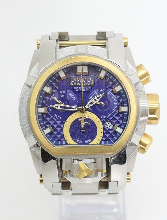 【楽天市場】INVICTA インビクタ bolt zeus 25205 ウォッチ 25205 シルバー ゴールド ネイビー 箱 説明書【中古 ...
