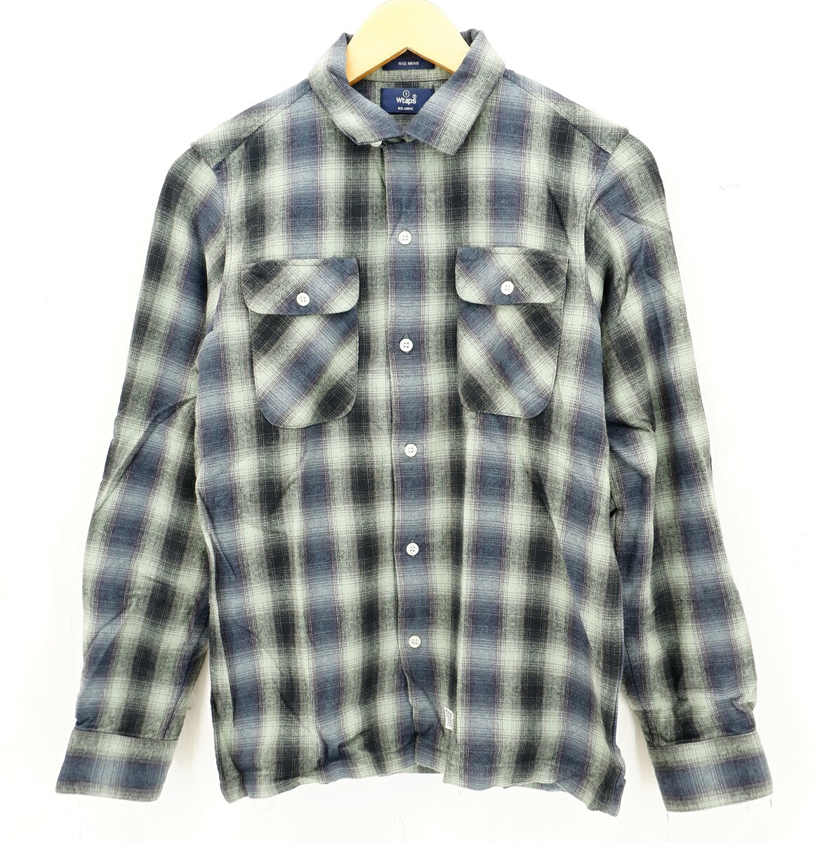 【楽天市場】値下げしました WTAPS 10AW L/S VATOS SHIRT size：S ダブルタップス 長袖シャツ ボタンシャツ ...