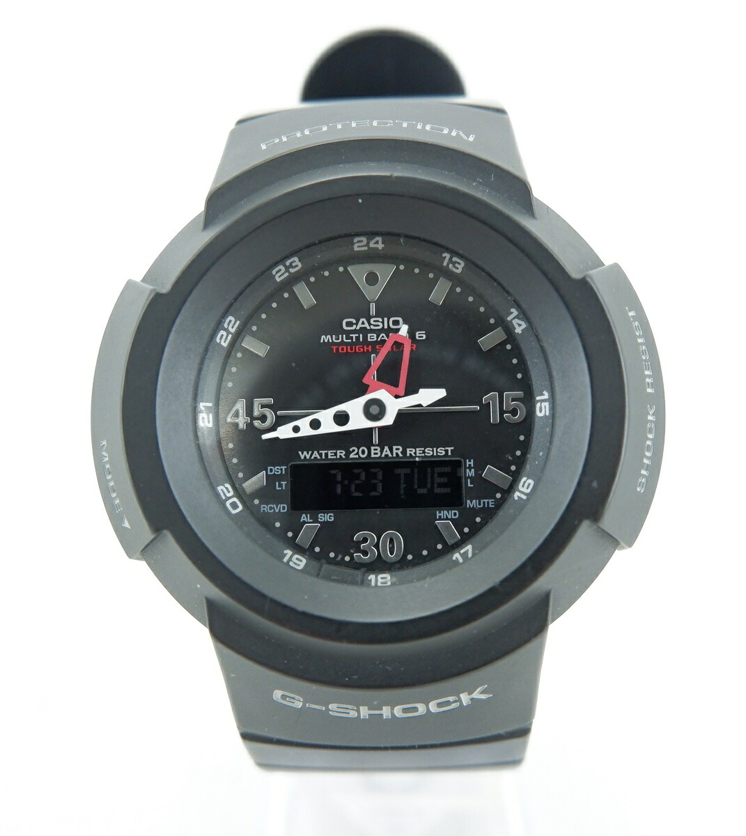【楽天市場】G-SHOCK AWG-M520-1AJF ジーショック デジタル アナログ 腕時計 ウォッチ 時計 タフソーラー ブラック ...