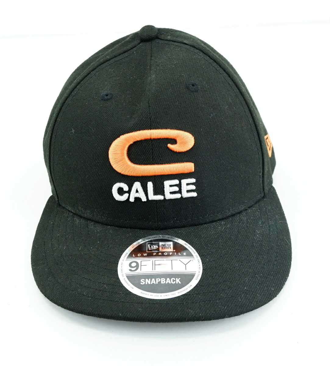 【楽天市場】CALEE × NEW ERA LOGO BASEBALL CAP size：FREE キャリー ニューエラ コラボ ロゴ ベースボール キャップ 帽子 刺繍 ブラック：浪漫遊 楽天市場店