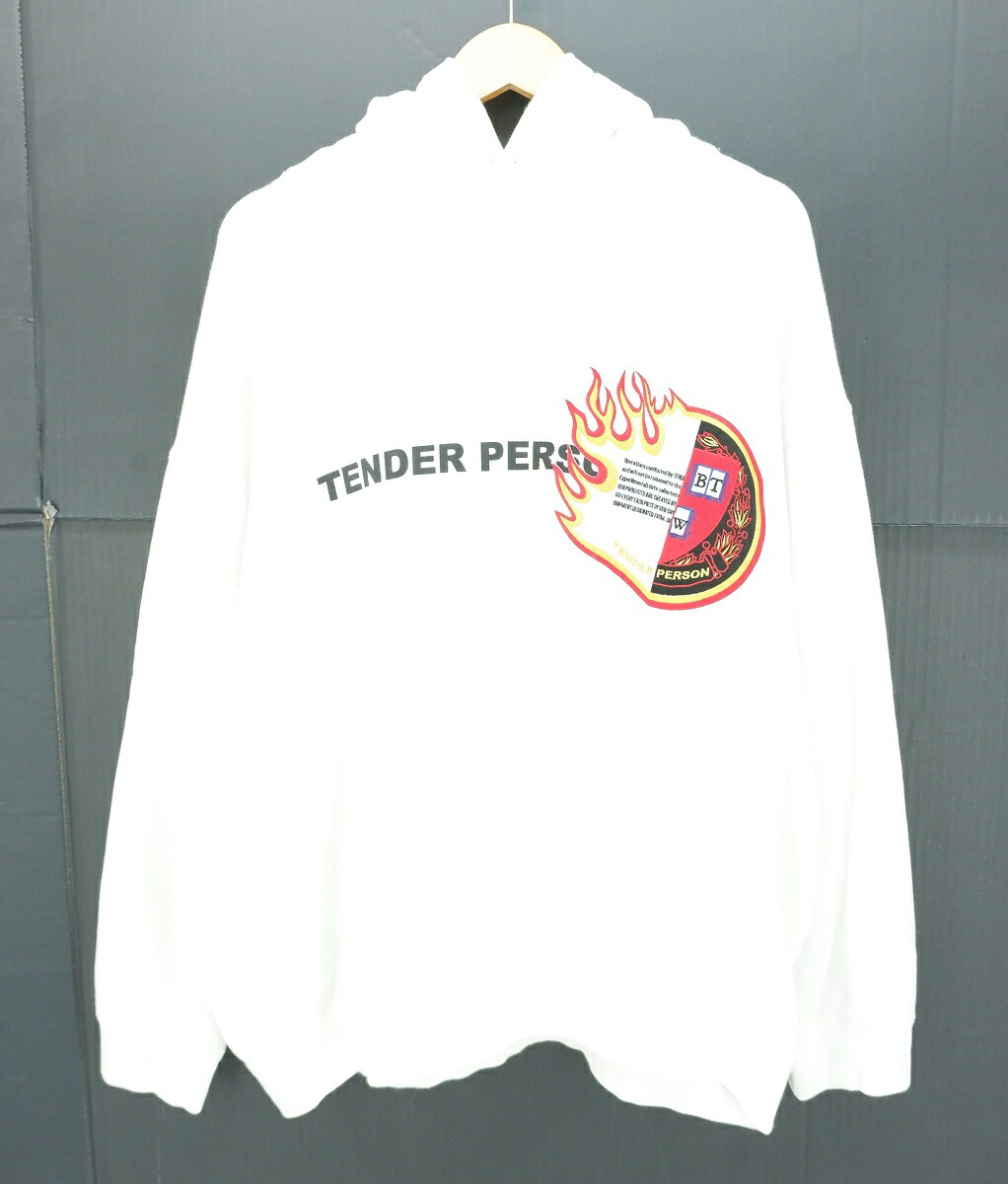 【楽天市場】TENDER PERSON 20SS EMBLEM HOODIE size：2 テンダーパーソン エンブレム ロゴ フーディー ...