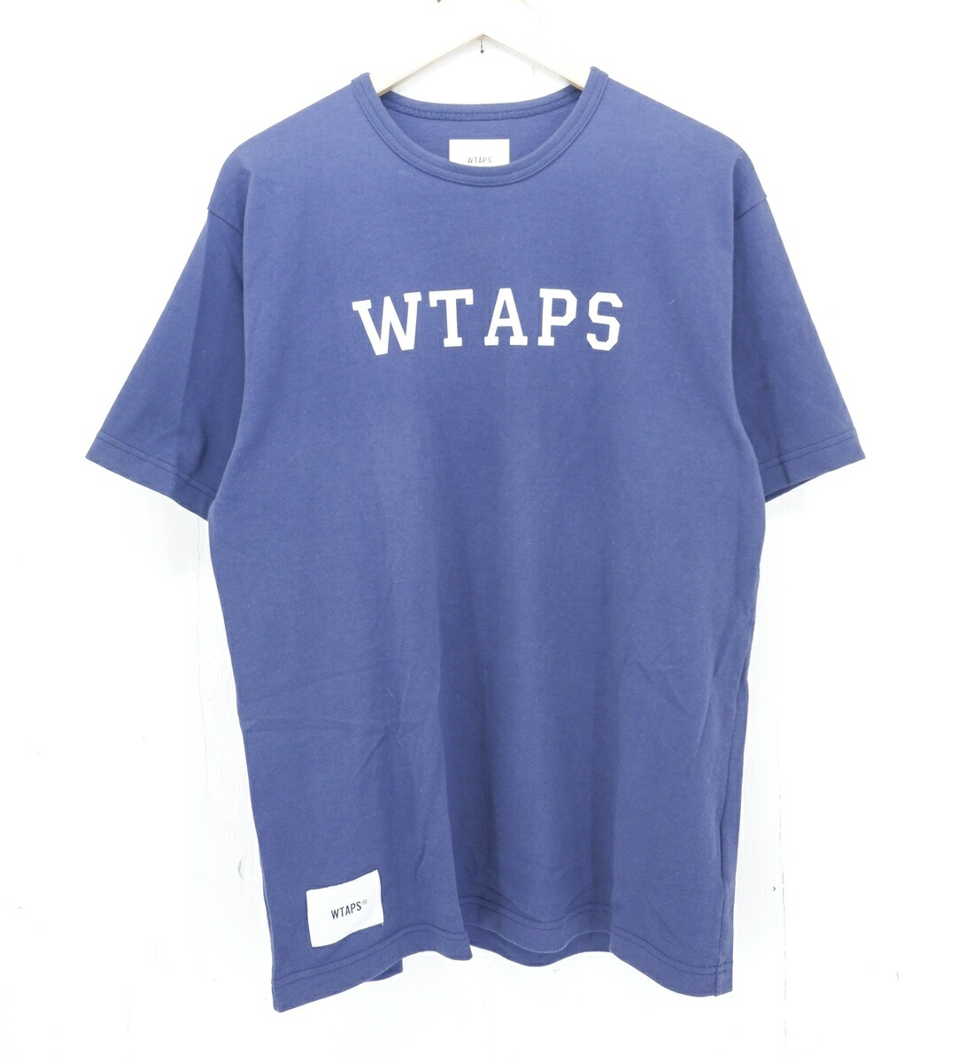 【楽天市場】WTAPS 21SS S/S COLLEGE Tee size：M ダブルタップス カレッジ ロゴ プリント 半袖Tシャツ ネイビー 211ATDT-CSM20 Made in ...