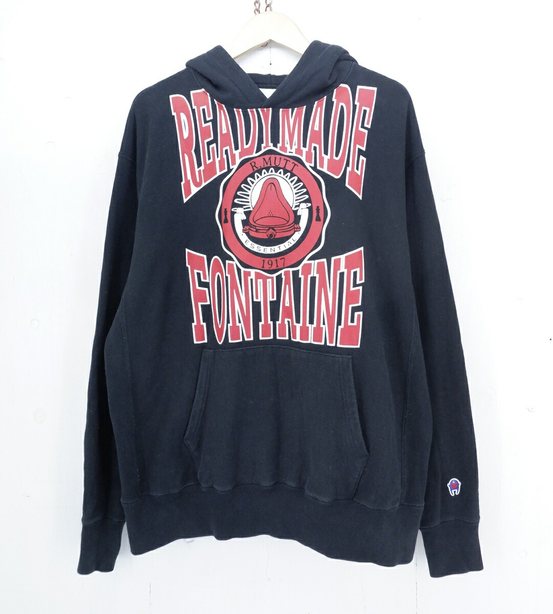【楽天市場】READYMADE 21AW R.MUTT HOODIE size：L レディメイド カレッジロゴ フーディー パーカー ブラック ...