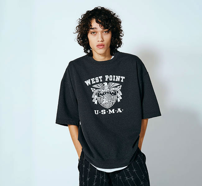 【楽天市場】MADE IN STANDARD メイドインスタンダード USMA SS SWEAT 半袖スウェット MS25S01500：O.L ...