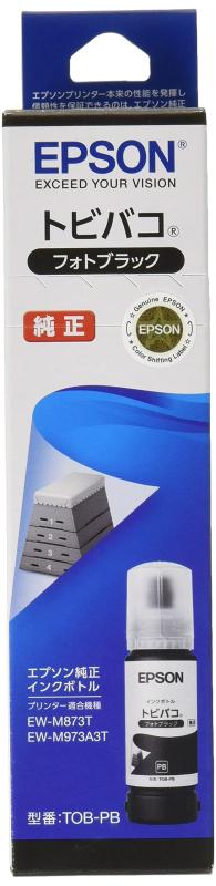 【楽天市場】エプソン 純正 インクボトル トビバコ TOB-PB フォトブラック：RoothouseStore