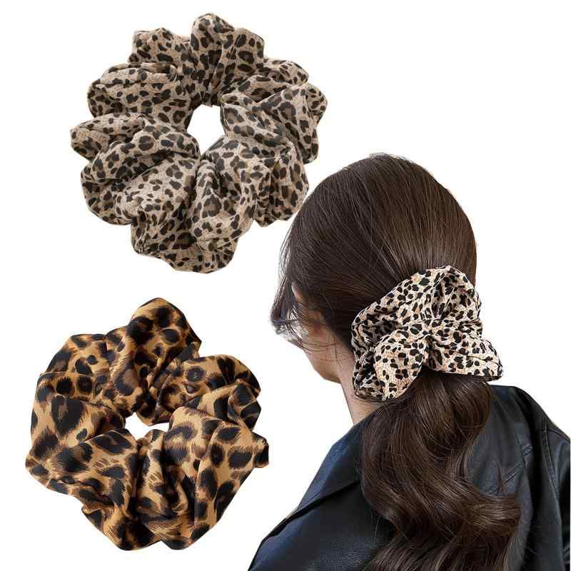 【楽天市場】shefun シュシュ シルク ヘアゴム 2個セット 大人 髪ゴム ヒョウ柄 シルクゴム おしゃれ ボリューム レディース 髪飾り ...