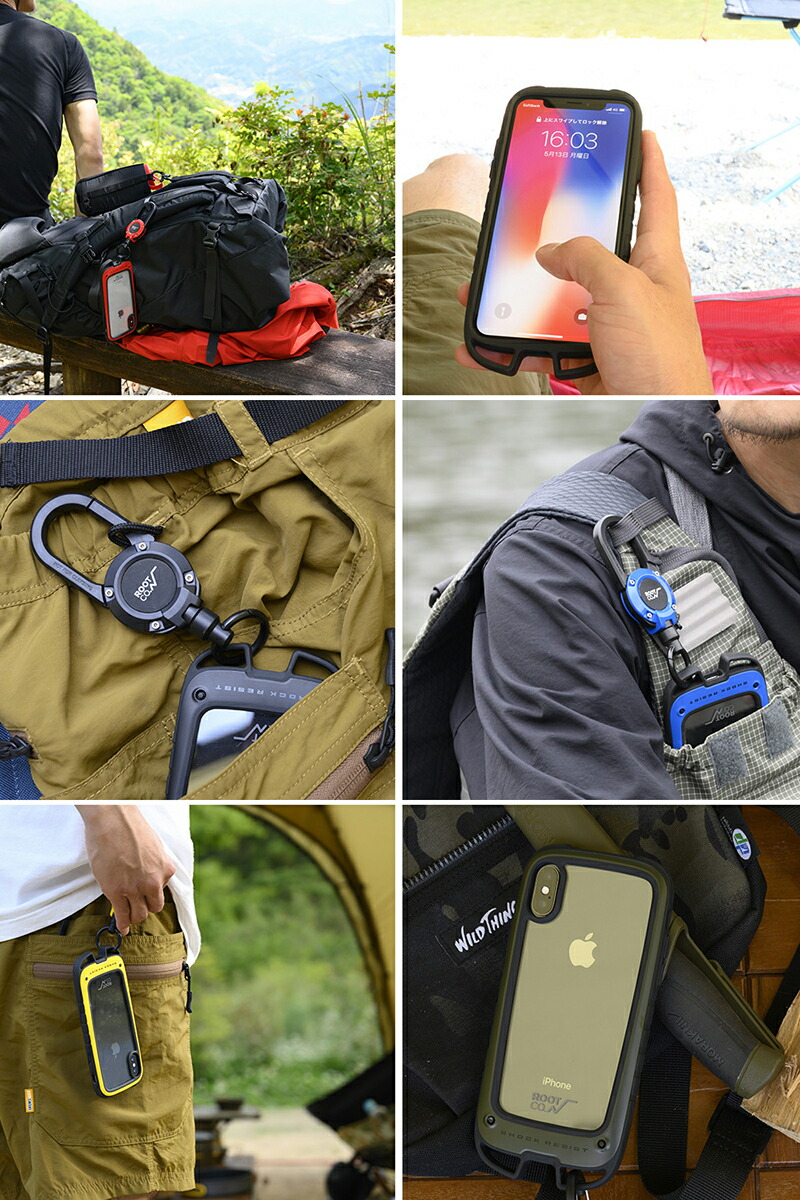 【楽天市場】[iphone Xs X専用]root Co Gravity Shock Resist Case ＋hold ：root Co