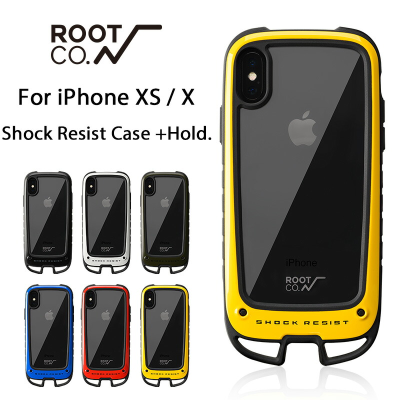 【楽天市場】[iPhone XS/X専用]ROOT CO. Gravity Shock Resist Case ＋Hold.：ROOT CO.楽天市場店