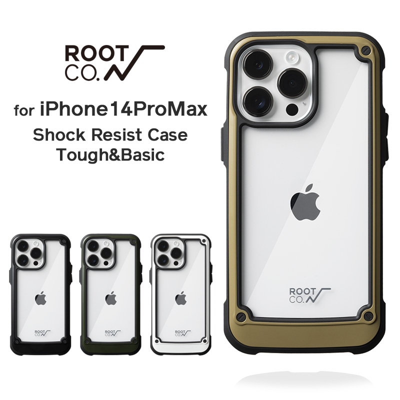 【楽天市場】【root Co 】[iphone14promax専用]gravity Shock Resist Tough And Basic