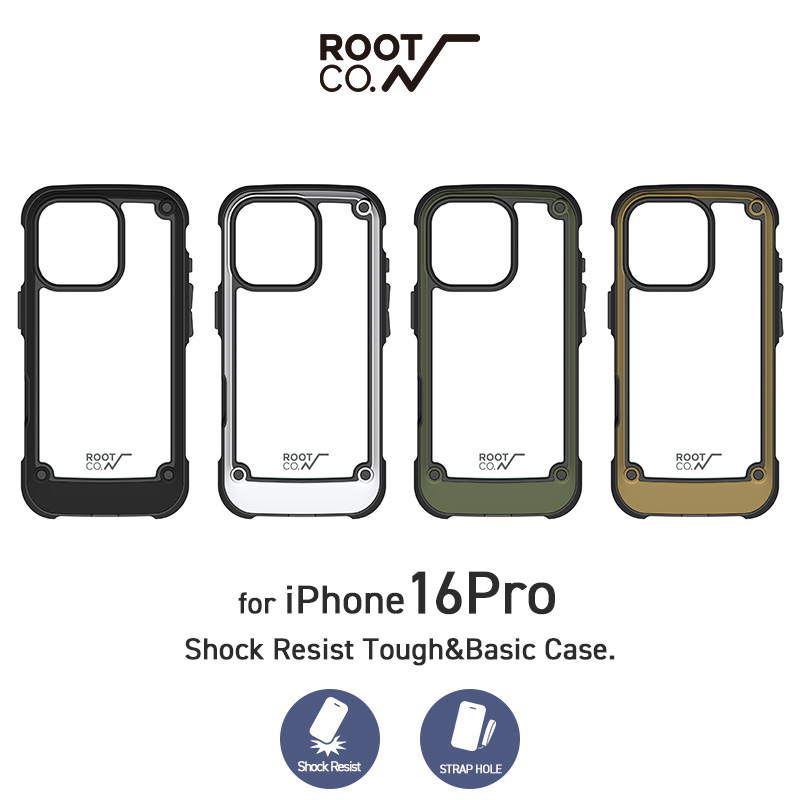 【楽天市場】【ROOT CO.】[iPhone16Pro専用]GRAVITY Shock Resist Tough & Basic Case.：ROOT CO.楽天市場店