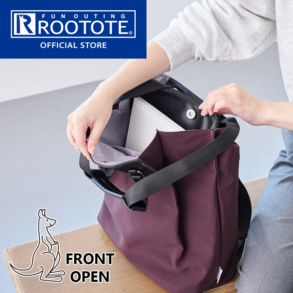 【楽天市場】【ルートート公式】 トートバッグ レディース a4 ショルダー リュック 2way ブランド ROOTOTE【LT.セオルー.フロントオープン-A（全4種）2025新作 品番 ...
