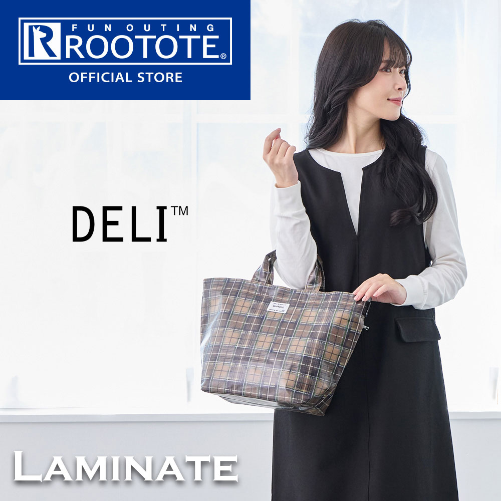 【楽天市場】【ルートート公式】 トートバッグ ラミネート レディース おでかけ ブランド ROOTOTE【EU.デリ.ラミネート-T（全4種）2025新作 品番3608】デリサイズ 横型 舟形 ...
