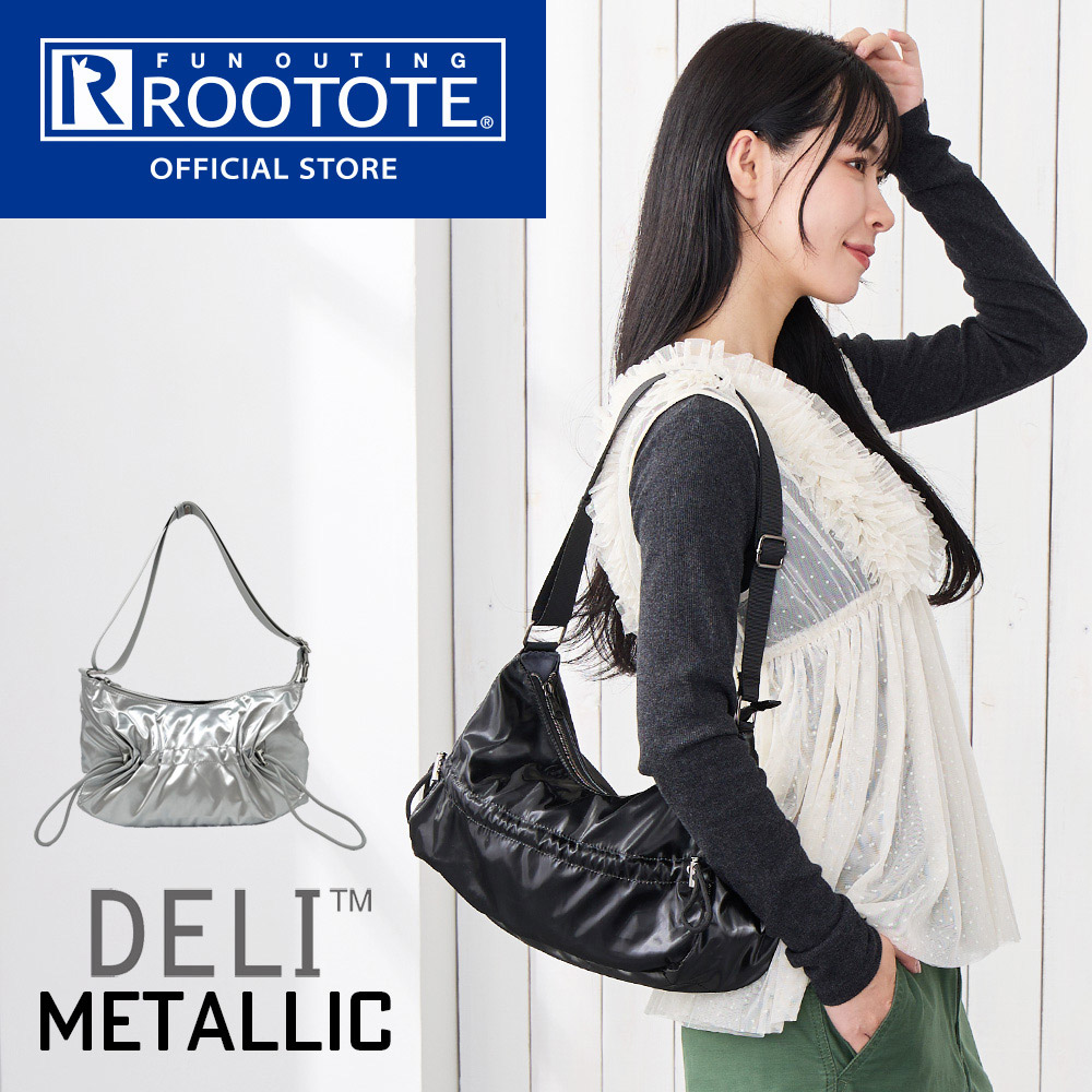 【楽天市場】【ルートート公式】 トートバッグ レディース ショルダー 2way おでかけ ブランド ROOTOTE【SC.デリ.メタリックショルダー-A（全2種）2025新作 品番3635 ...