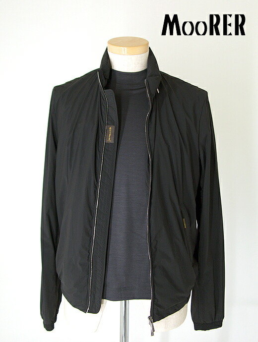 【楽天市場】MOORER ムーレー メンズ GIOVE-AC 超軽量 ナイロン ブルゾン ブラック moo460413：ROOTWEB