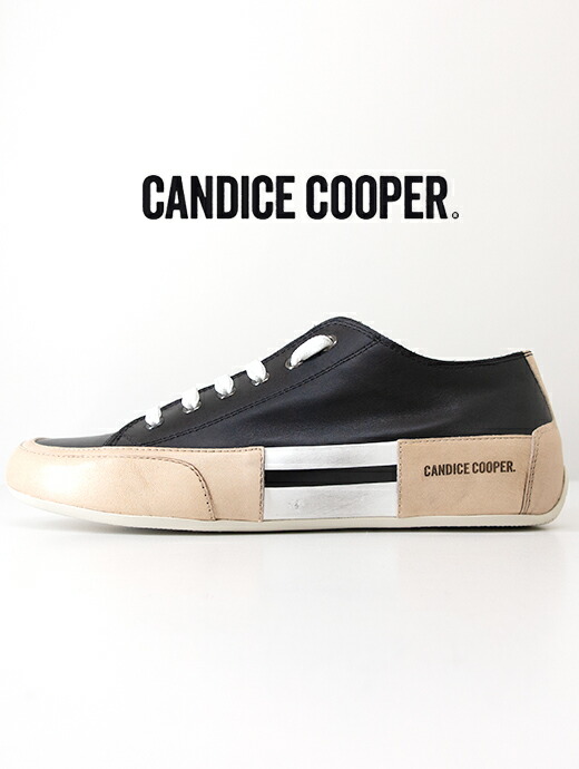【楽天市場】【SALE】【40%】 CANDICE COOPER キャンディス・クーパー レディース コンビレザースニーカー ブラック×エクリュ can462201：ROOTWEB